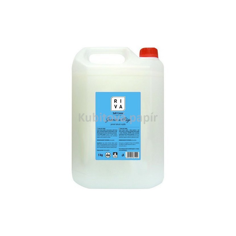 tekuté mýdlo 5 l Riva soft creme